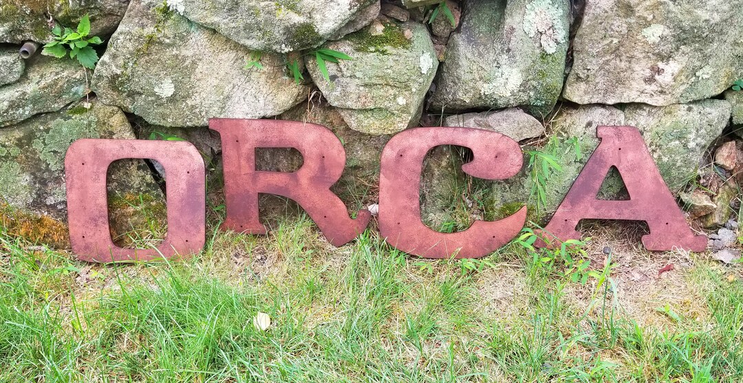 Handmade ORCA Wood Letters: Jaws Movie Prop Replica - Etsy