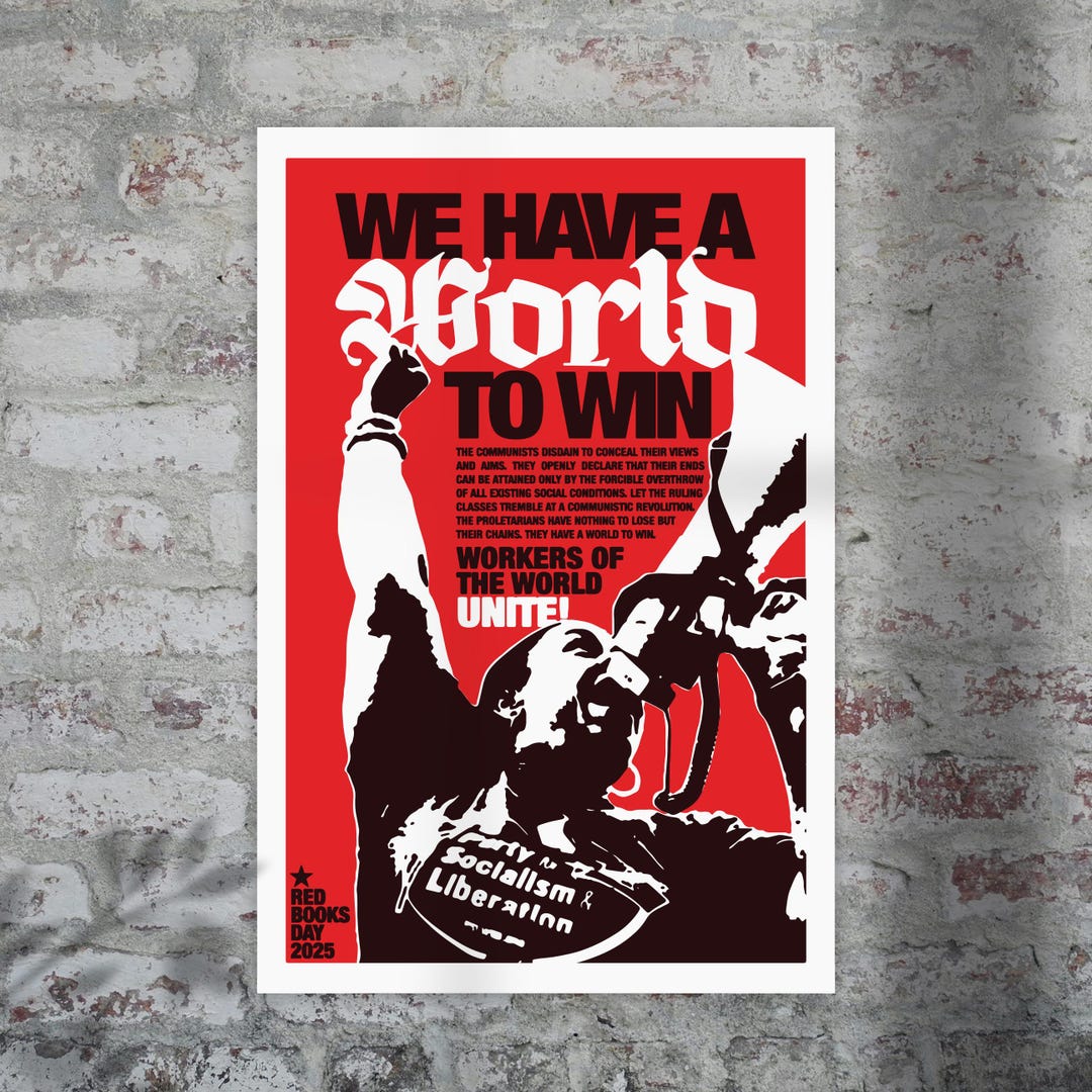 We Have A World to Win! Red Books Day 2025 | 12x18 Poster - Etsy