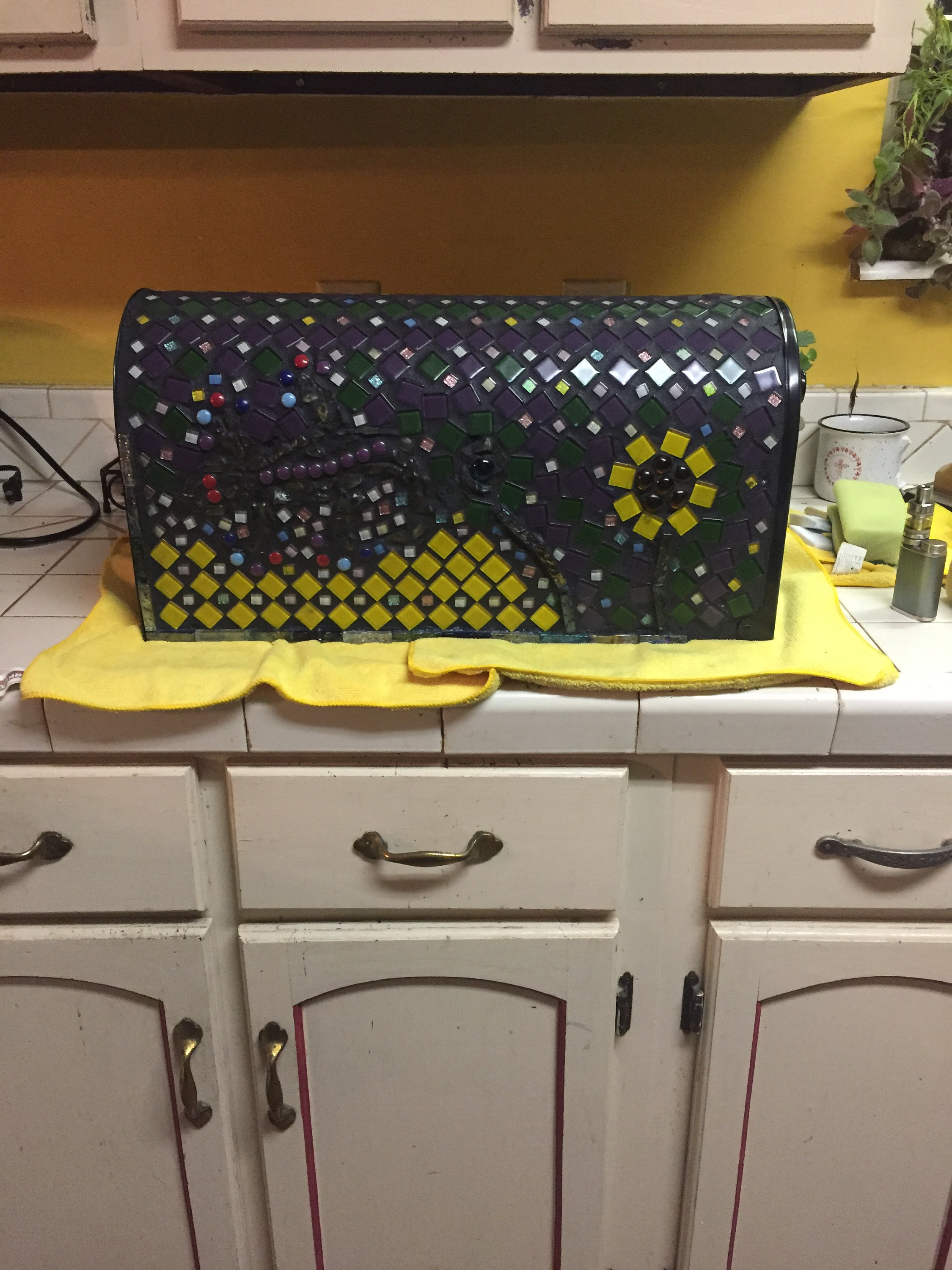 Custom Made Mosaic Tile Mailbox Made to Your Specifications, Totally ...