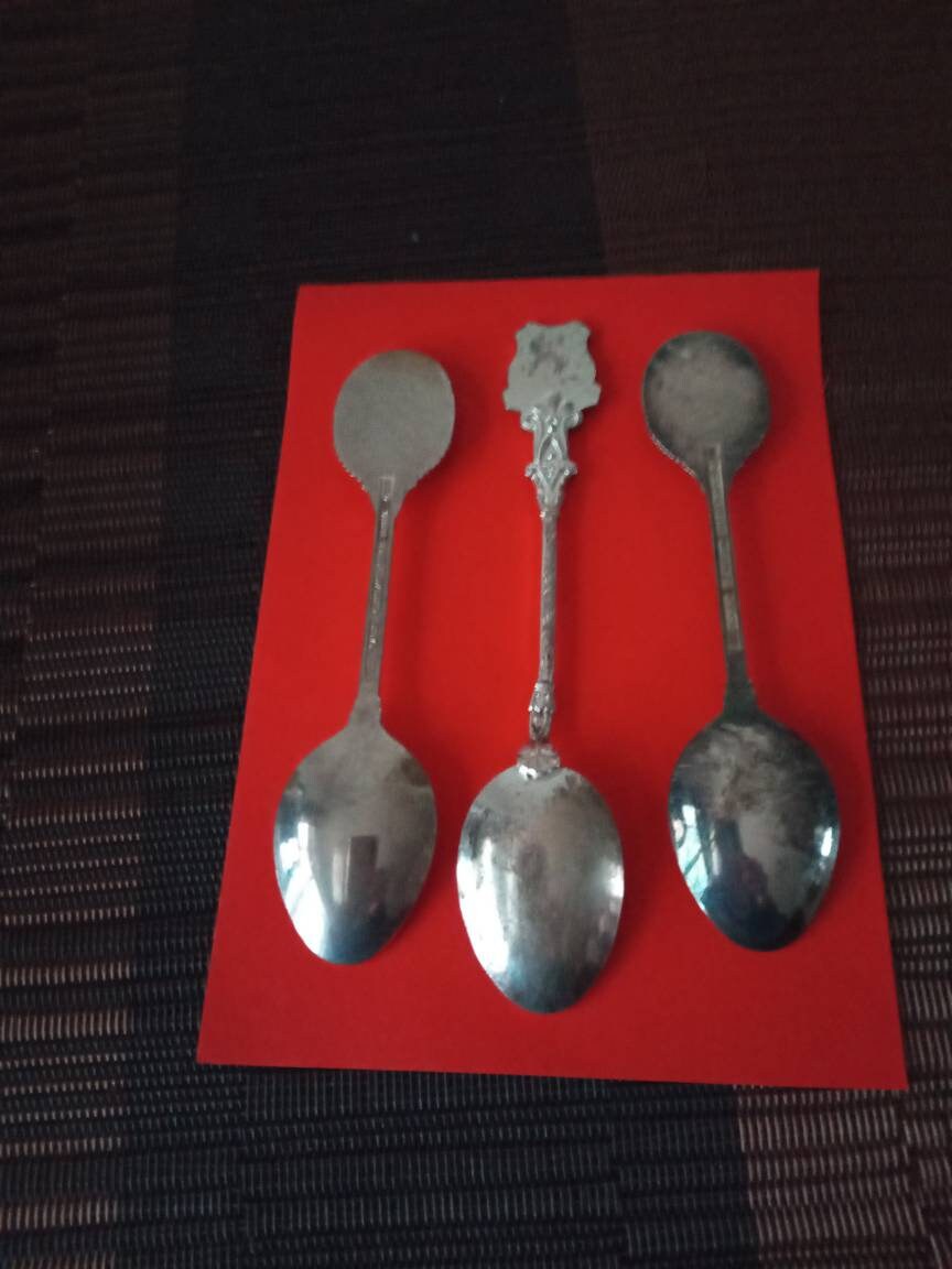 Royal Family Vintage Collectible Spoons X 3 Two Have Royal Photos ...