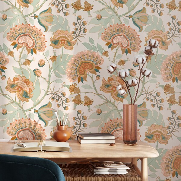 Vintage Wallpaper - Etsy