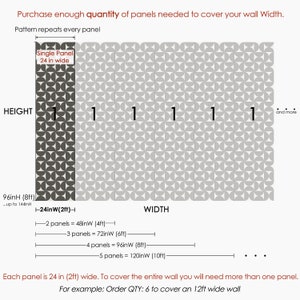 Semi Circles Gray Wallpaper | Scandinavian Removable Self Adhesive ...