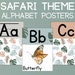 Neutral Safari Alphabet Posters - Etsy