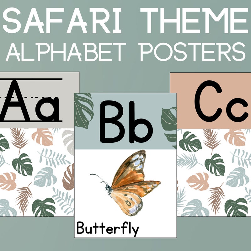 Safari Classroom - Etsy