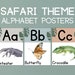Neutral Safari Alphabet Posters - Etsy
