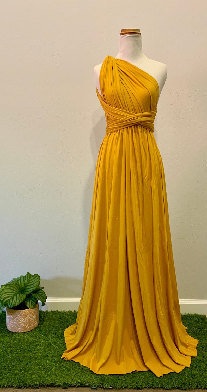 Tuscan Sun Prom Dress Bridesmaids Dress Elegant Simple - Etsy