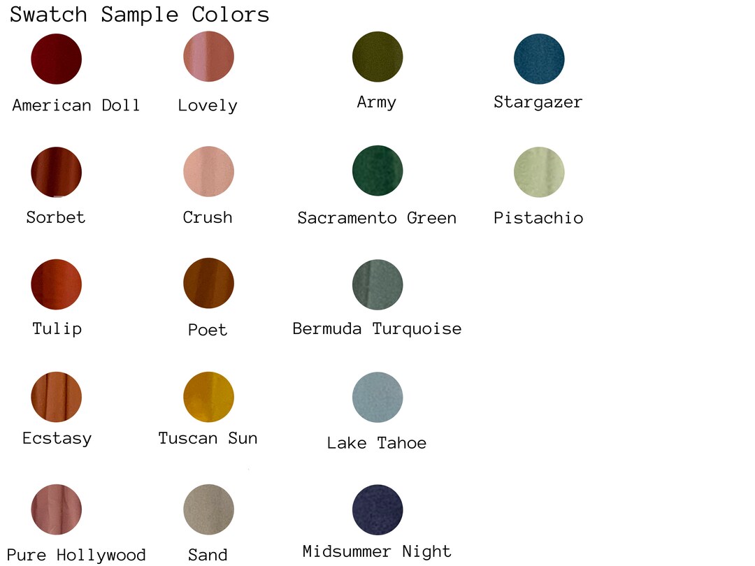 Swatch Sample - Etsy