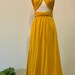 Tuscan Sun Prom Dress Bridesmaids Dress Elegant Simple - Etsy