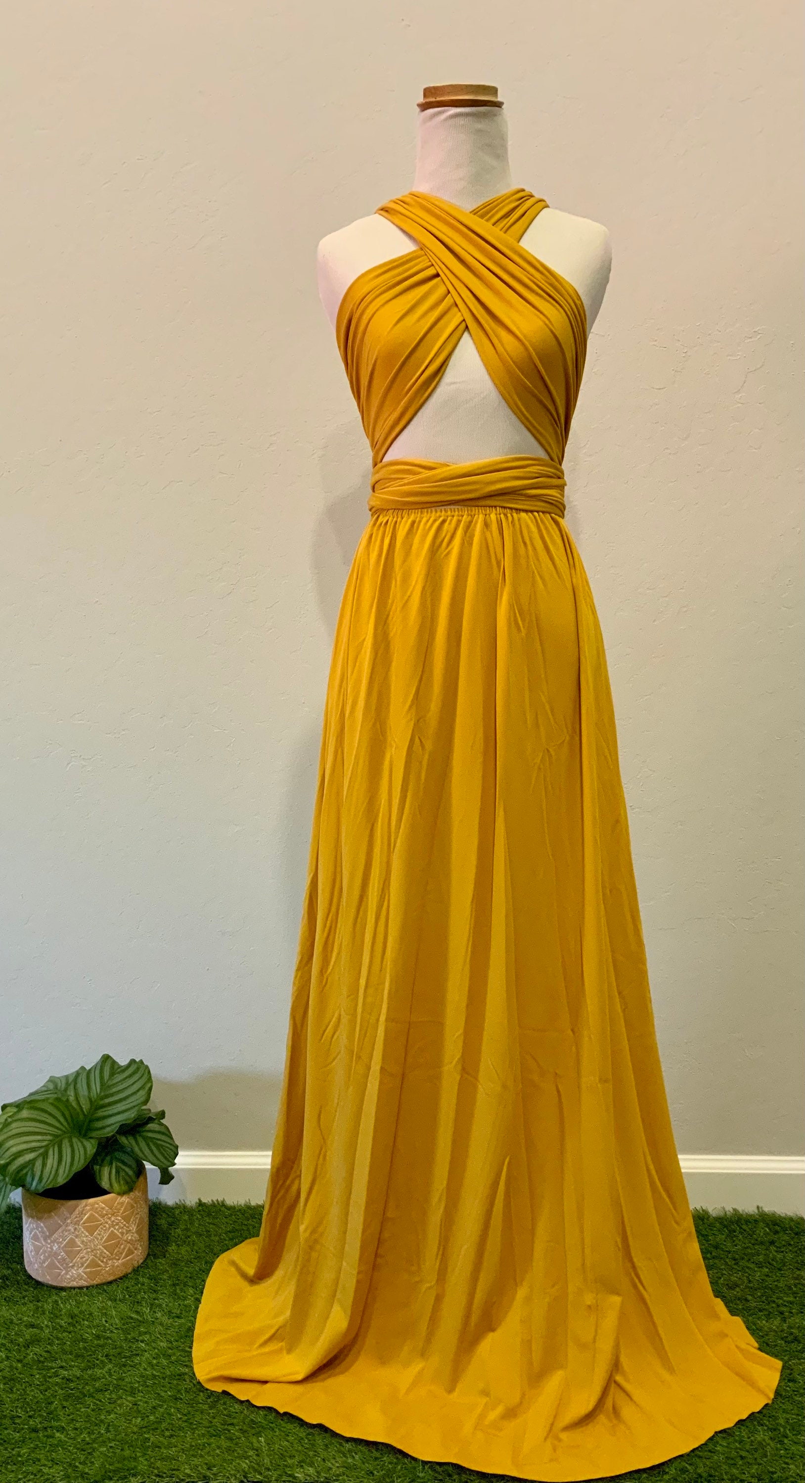 Tuscan Sun Prom Dress Bridesmaids Dress Elegant Simple - Etsy