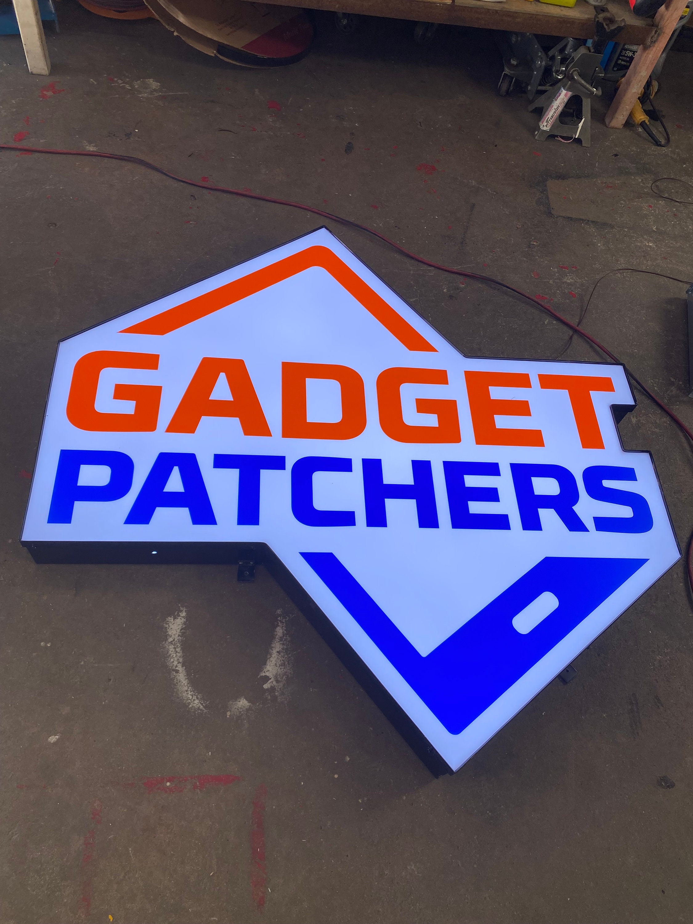 Custom LED Logo Sign With Backlighting - Etsy