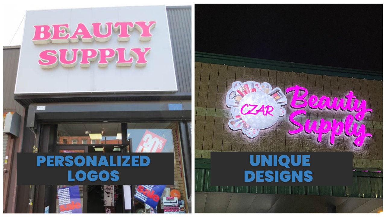 Light-up Signs, Custom Business Signs, Salon Signs, Custom 3D Signs ...