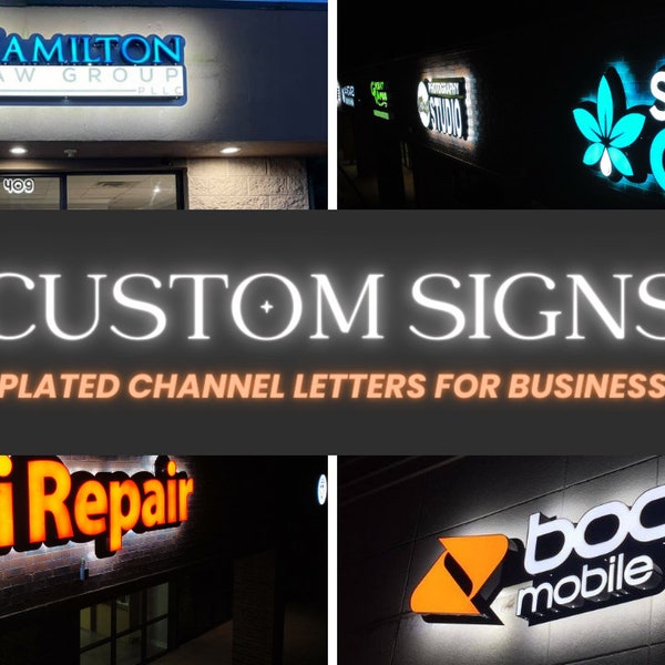 Light up Sign - Etsy