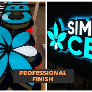 Custom 3D LED Light-up Business Signs | Personalized Exterior ...
