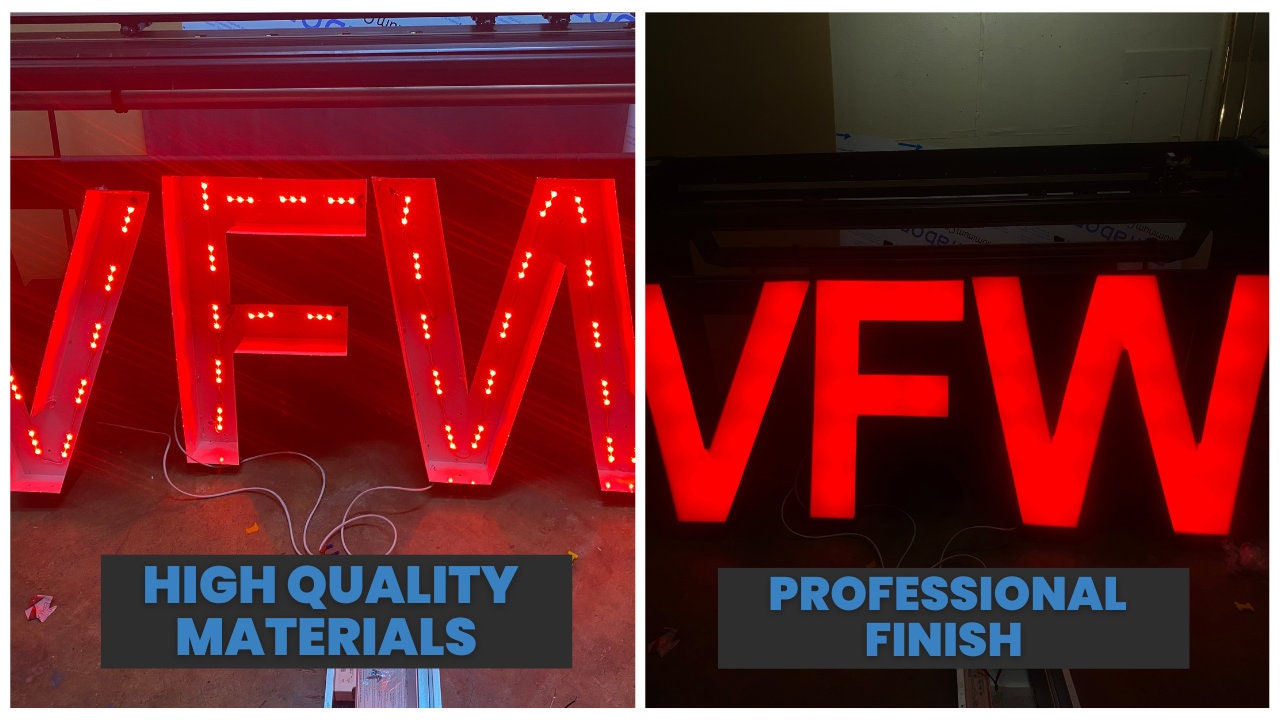 Light-up Signs, Custom Business Signs, Salon Signs, Custom 3D Signs ...