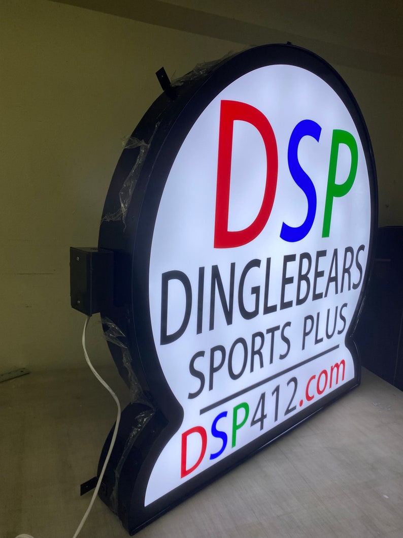 Custom LED Logo Sign With Backlighting - Etsy