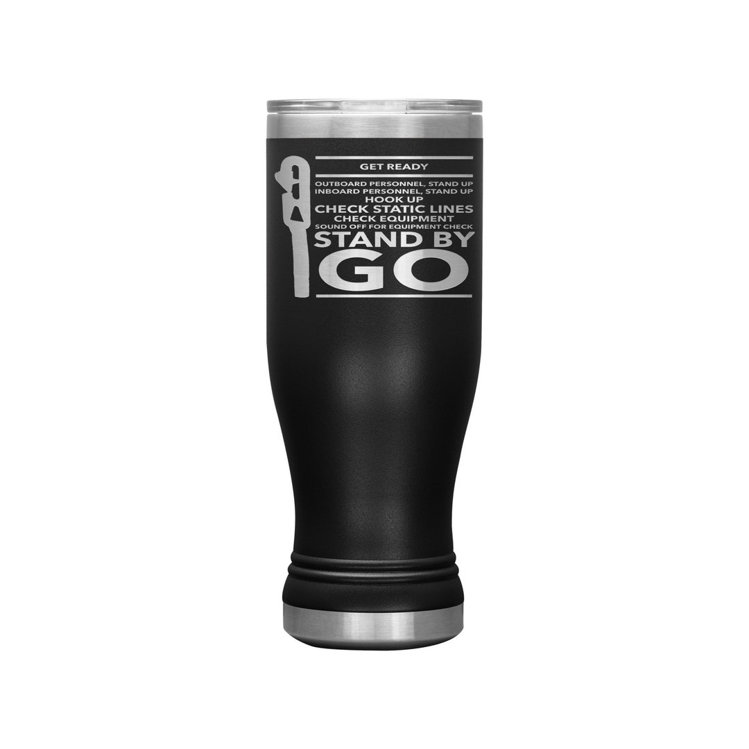 Airborne Static Line, Jumpmaster Commands Stainless Steel Pilsner ...