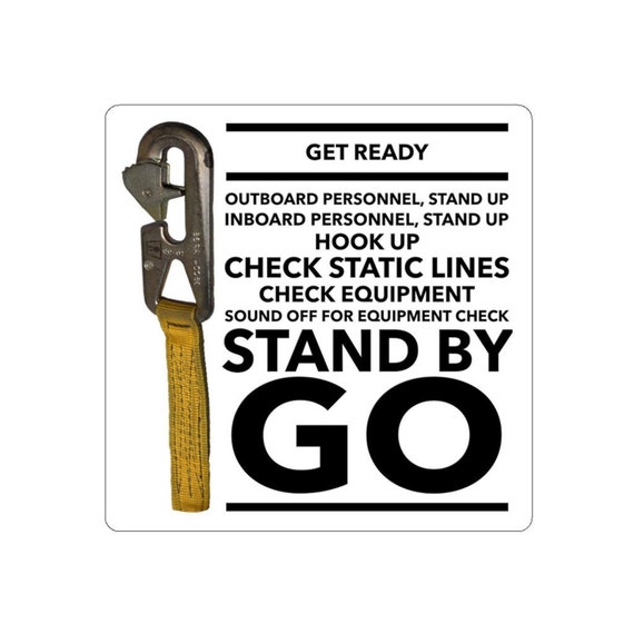 Airborne Static Line Jumpmaster Commands Sticker - Etsy