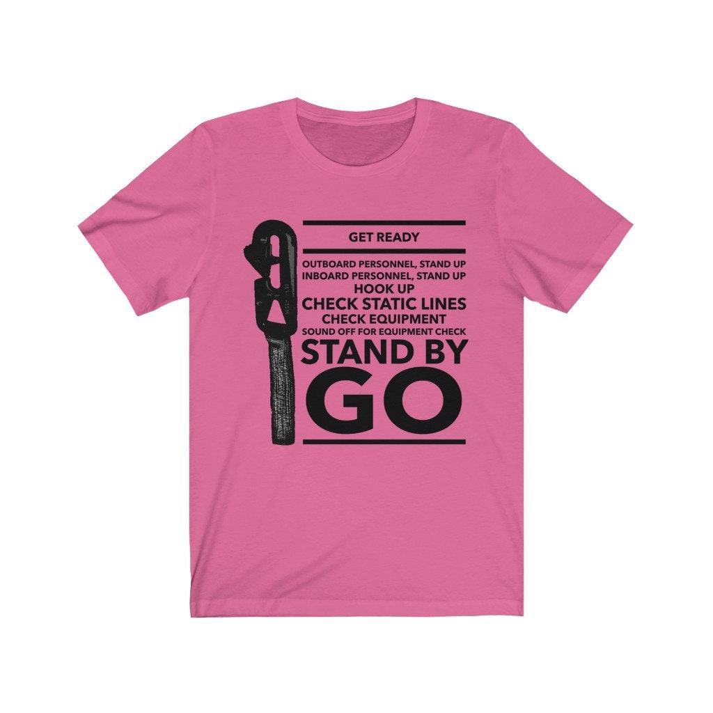 Airborne Static Line, Jumpmaster Commands - Unisex Jersey Short Sleeve ...