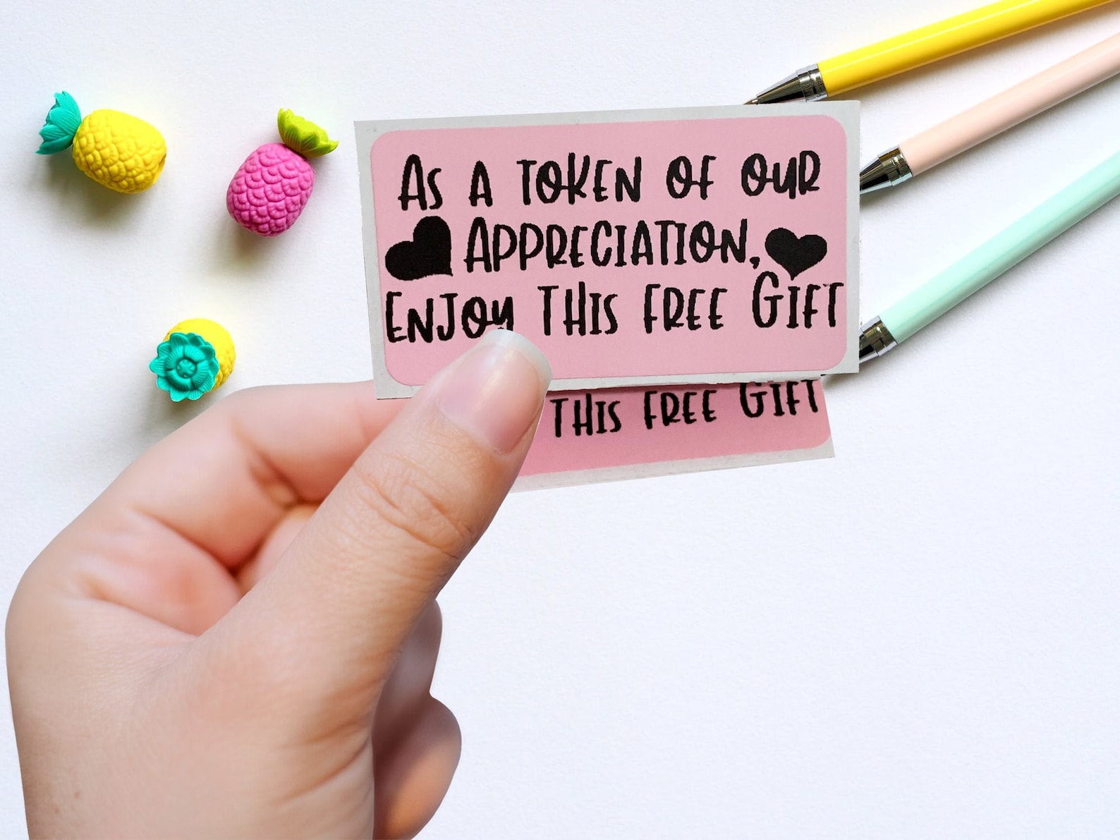 25 50 100 Pcs Token Of Appreciation Stickers Free Gift Etsy 25-50-100-pcs-token-of-appreciation-stickers-free-gift-etsy