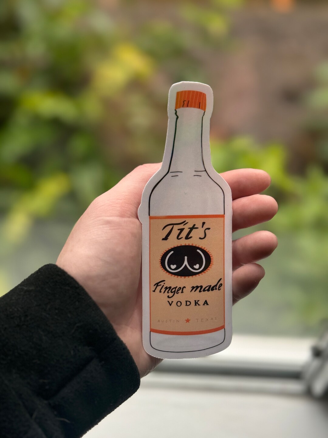Tits Sticker, Tito’s Vodka, Vodka Sticker, LGBTQ+ Art, Pride Stickers ...
