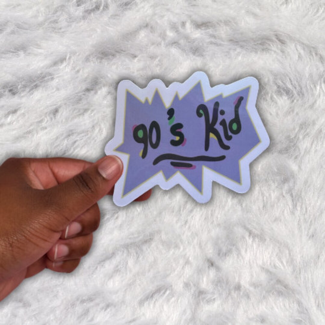 90s Kid Sticker, Rugrats Sticker, Holographic Sticker, Waterproof ...