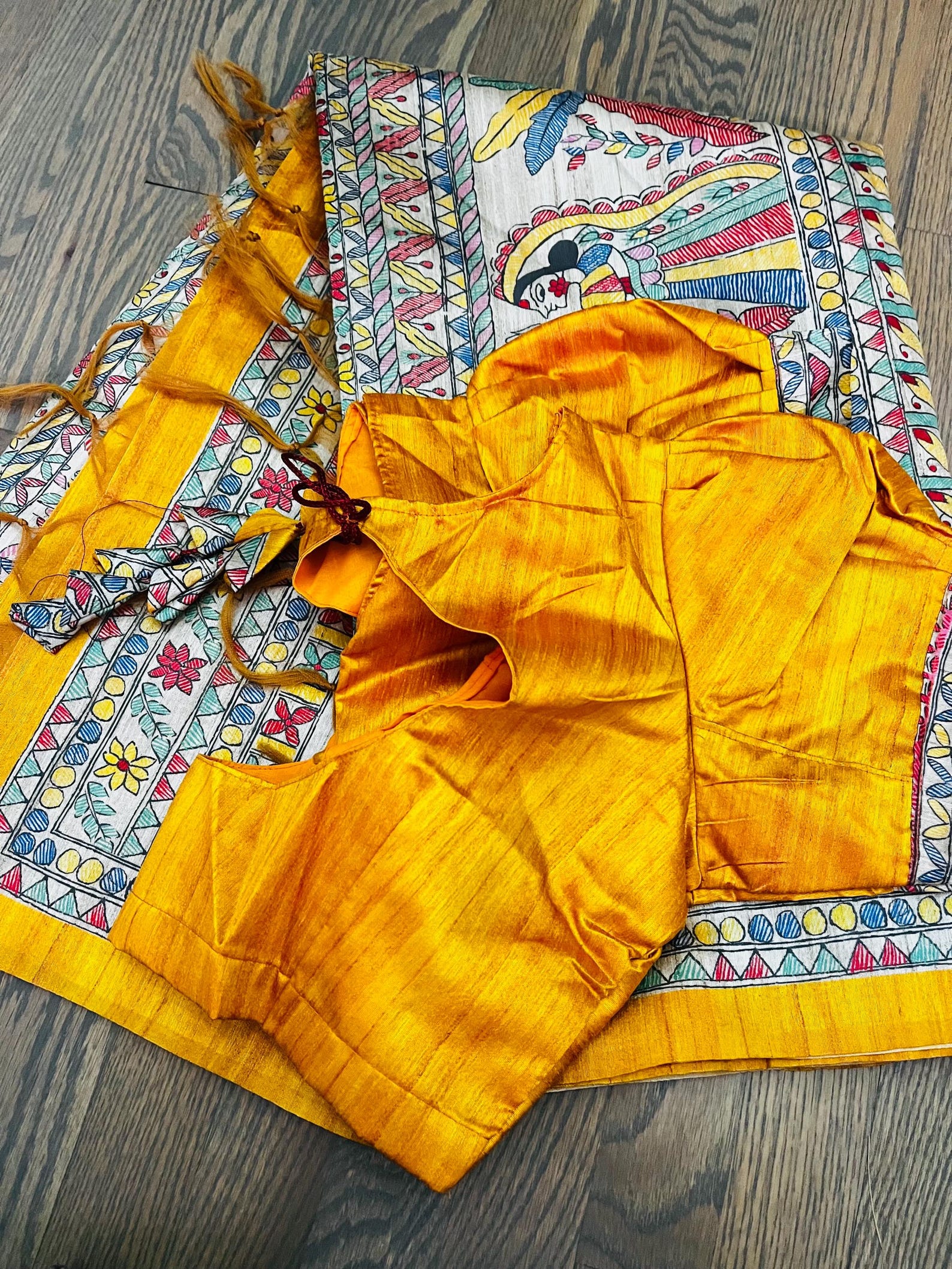 Gicha Silk by Silk Saree With Stitched Designer Blouse - Etsy