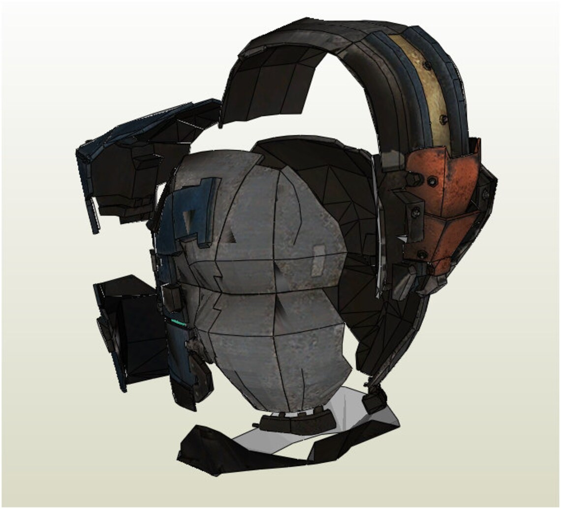 Advanced Helmet - Pepakura FOAM Unfold - Etsy Canada