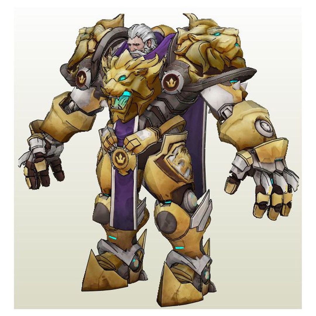 Lionhardt Full Armor - Pepakura FOAM Unfold - Etsy Canada