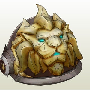 Lionhardt Full Armor - Pepakura FOAM Unfold - Etsy Canada