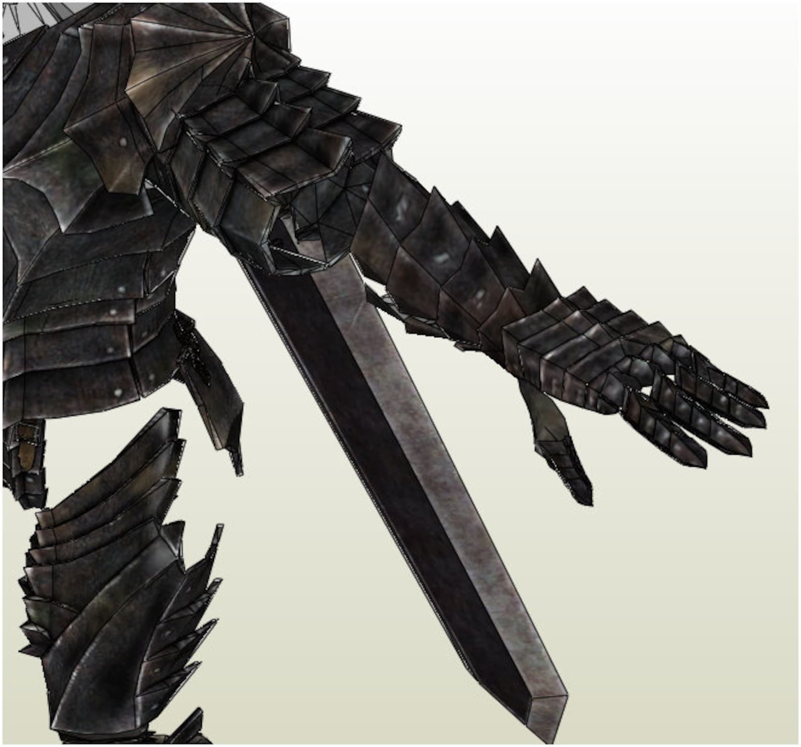 Berserker Armor - Pepakura FOAM Unfold - Etsy