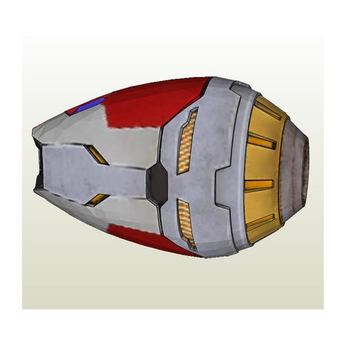 Mega Man X-buster Pepakura FOAM Unfold - Etsy
