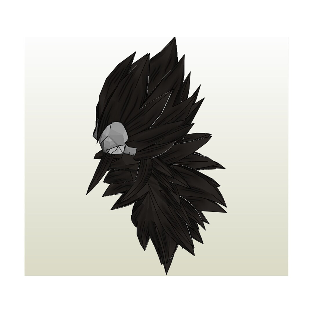 Alt SS4 Hair Pepakura FOAM Unfold - Etsy