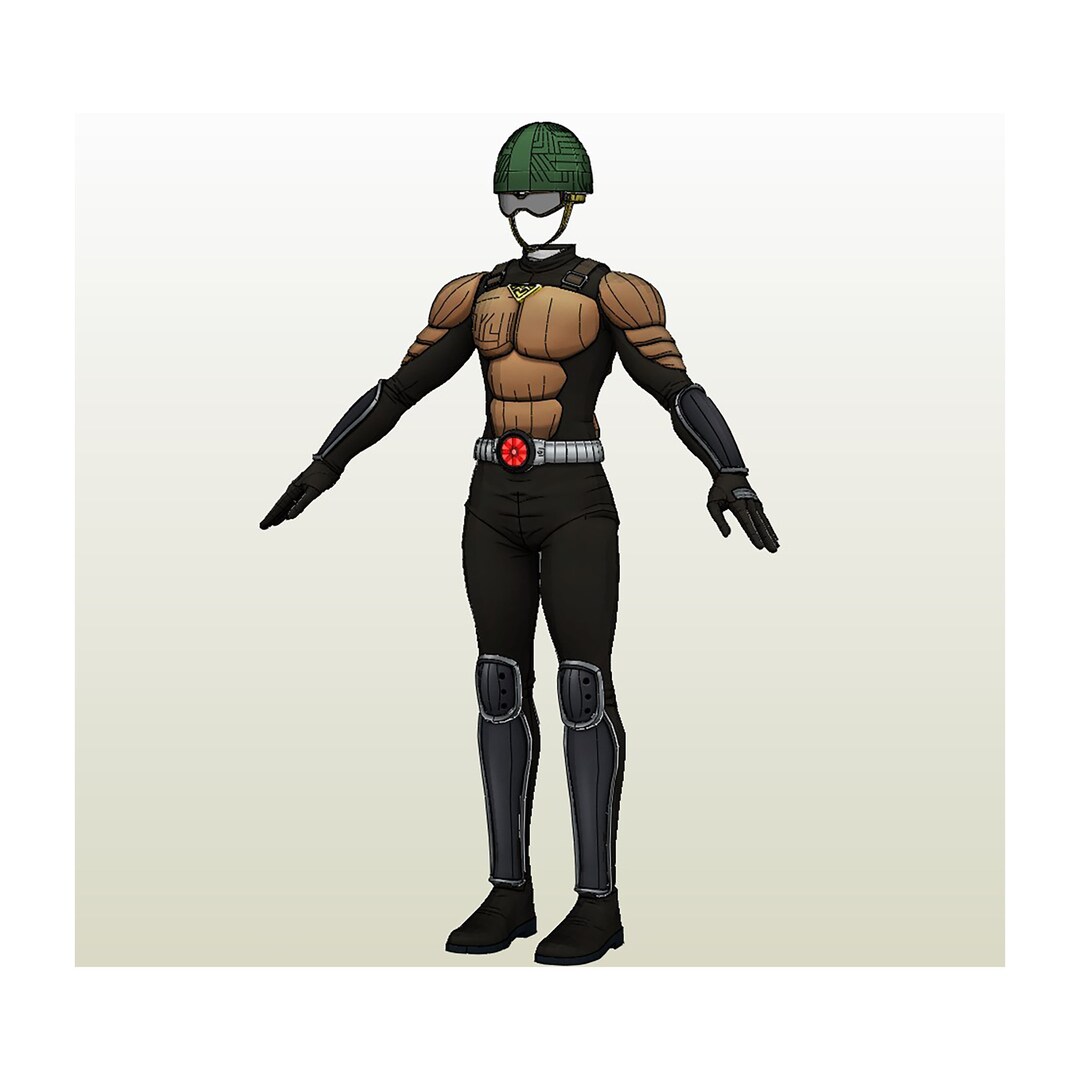 Mumen Armor - Pepakura FOAM Unfold - Etsy