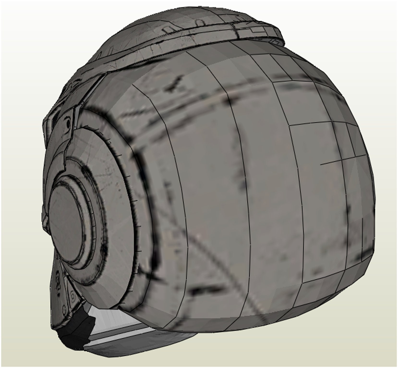 Task Master Helmet Pattern Pepakura FOAM Unfold | Etsy
