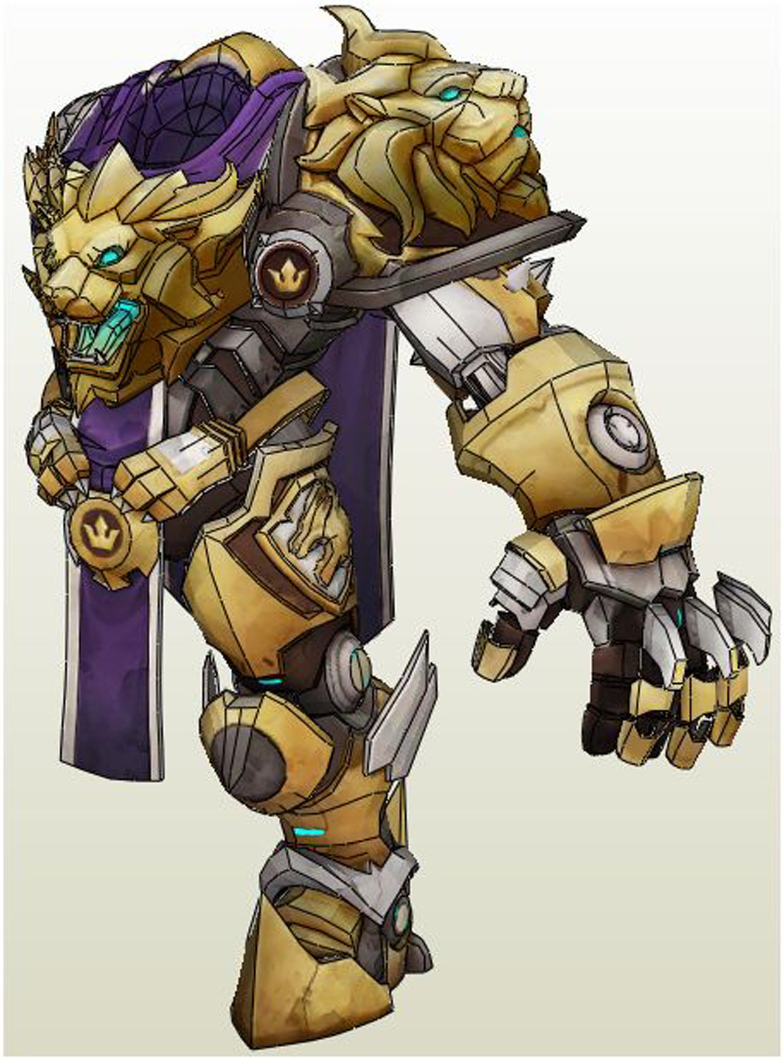 Lionhardt Full Armor Pepakura FOAM Unfold - Etsy