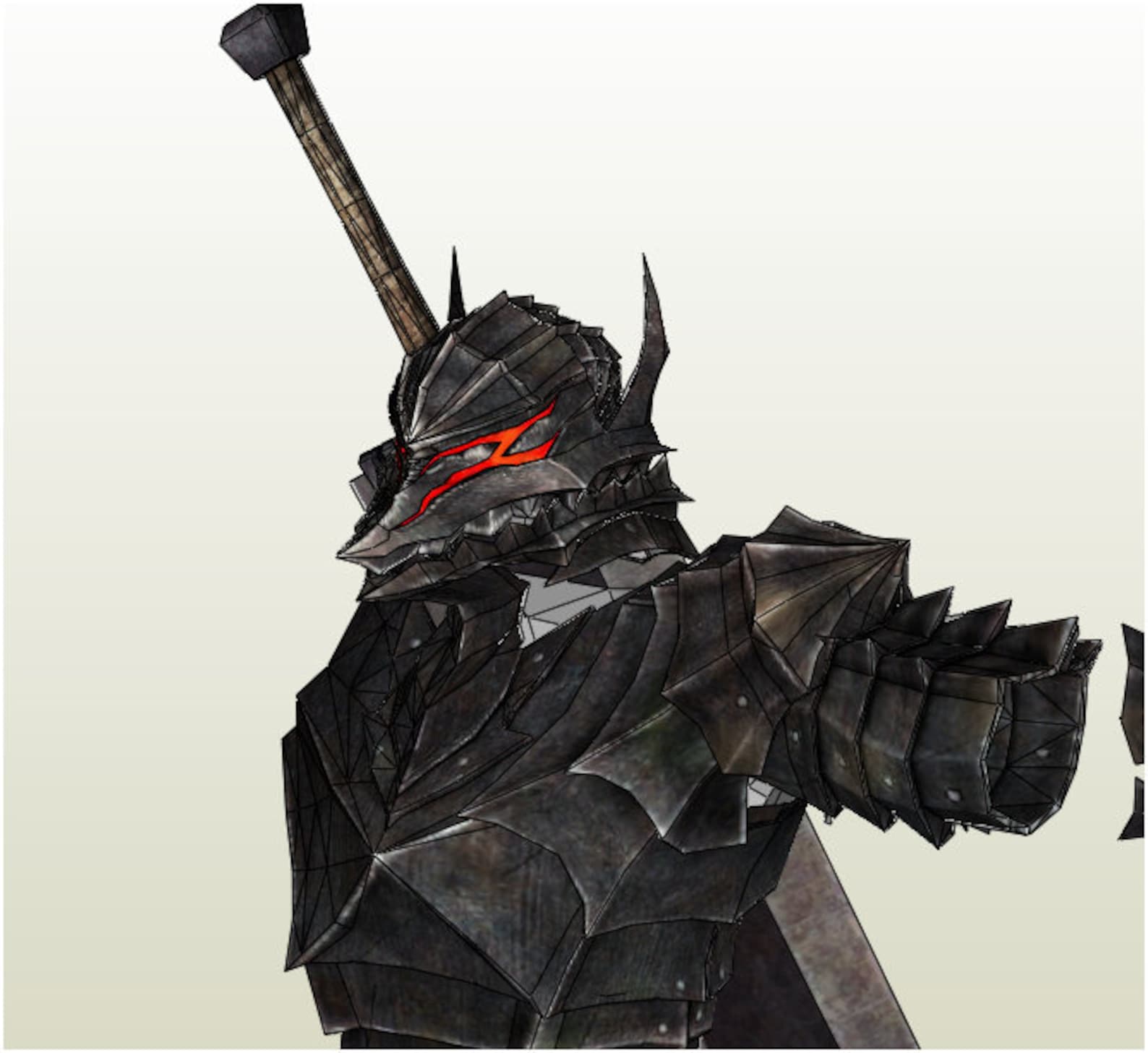 Berserker Armor - Pepakura FOAM Unfold - Etsy