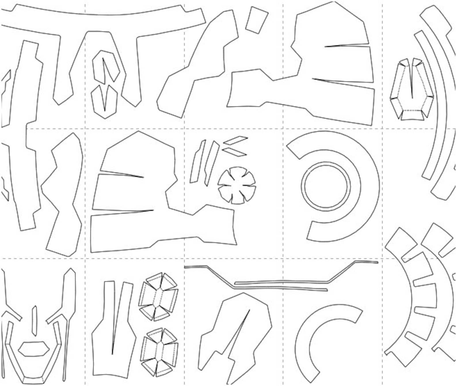 Zero Full Body Armor - Pepakura FOAM Unfold - Etsy
