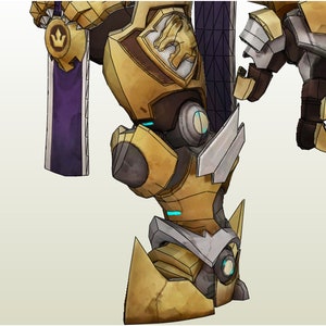 Lionhardt Full Armor - Pepakura FOAM Unfold - Etsy Canada