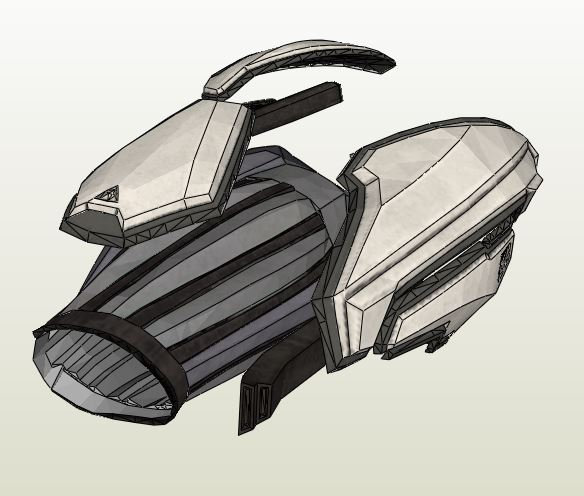 Cyborg Full Armor Pepakura FOAM Unfold - Etsy UK