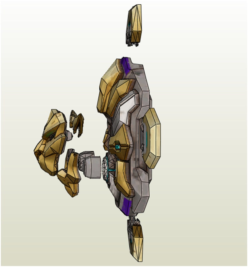 Lionhardt Shield Pepakura FOAM unfold | Etsy