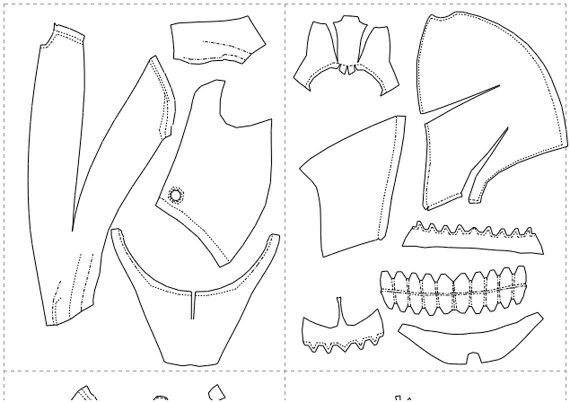 Black Mask Pepakura FOAM Unfold - Etsy