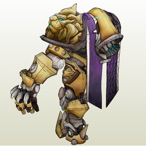 Lionhardt Full Armor - Pepakura FOAM Unfold - Etsy Canada