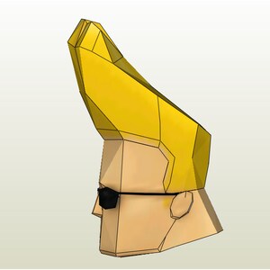 Johnny Head - Pepakura FOAM Unfold - Etsy