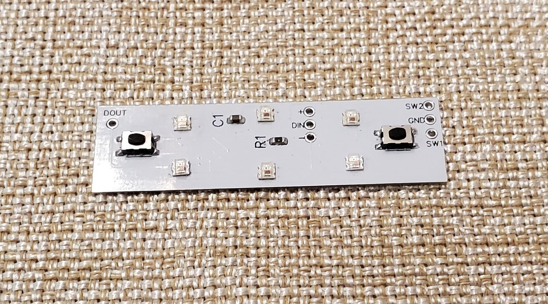 Variant Lightsaber Clamp-card Underlay Switch With Neopixel Accents - Etsy