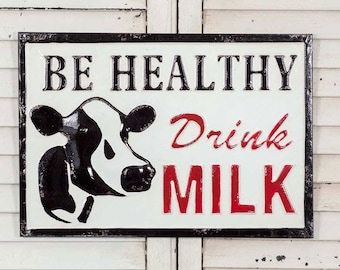 Milk Sign - Etsy