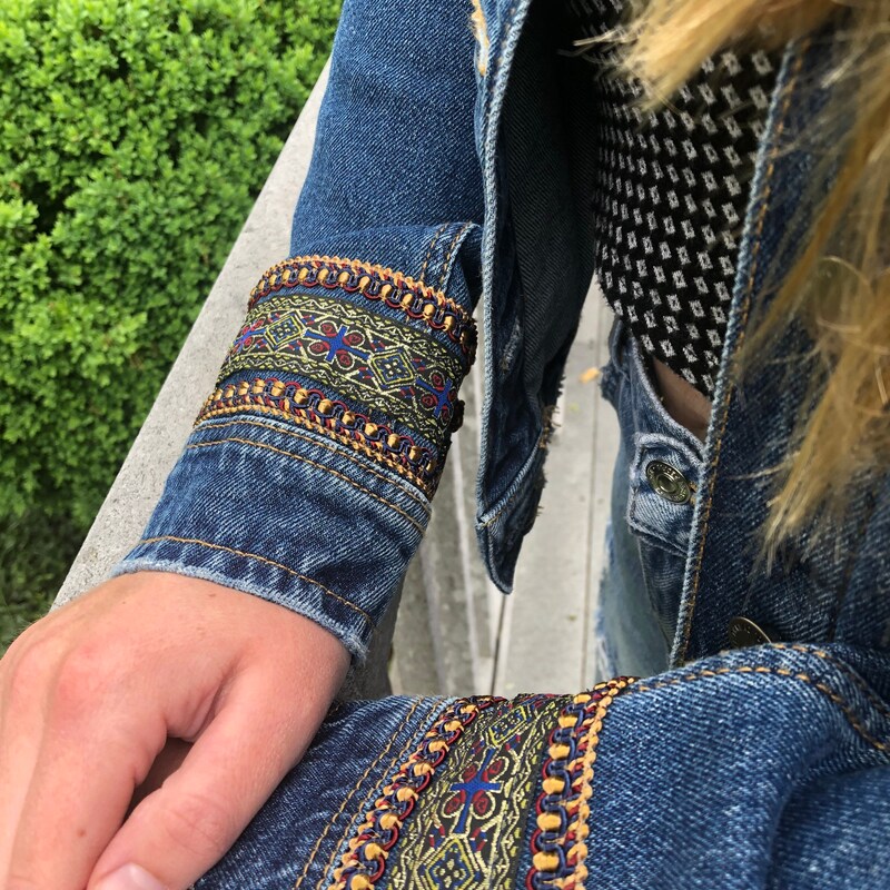 Upcycled Denim Jacket - Etsy
