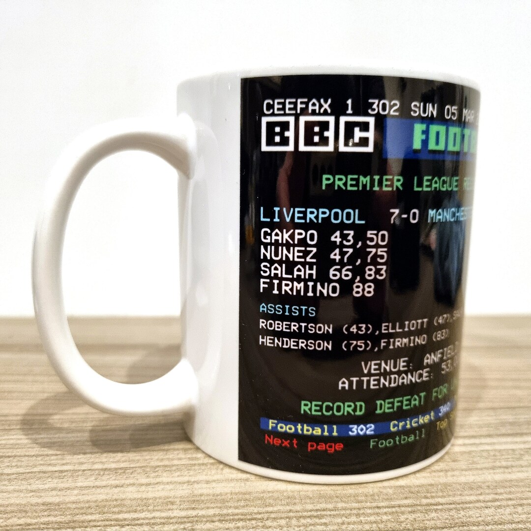 Liverpool V Manchester United 7-0 Record Manchester United Defeat Retro ...
