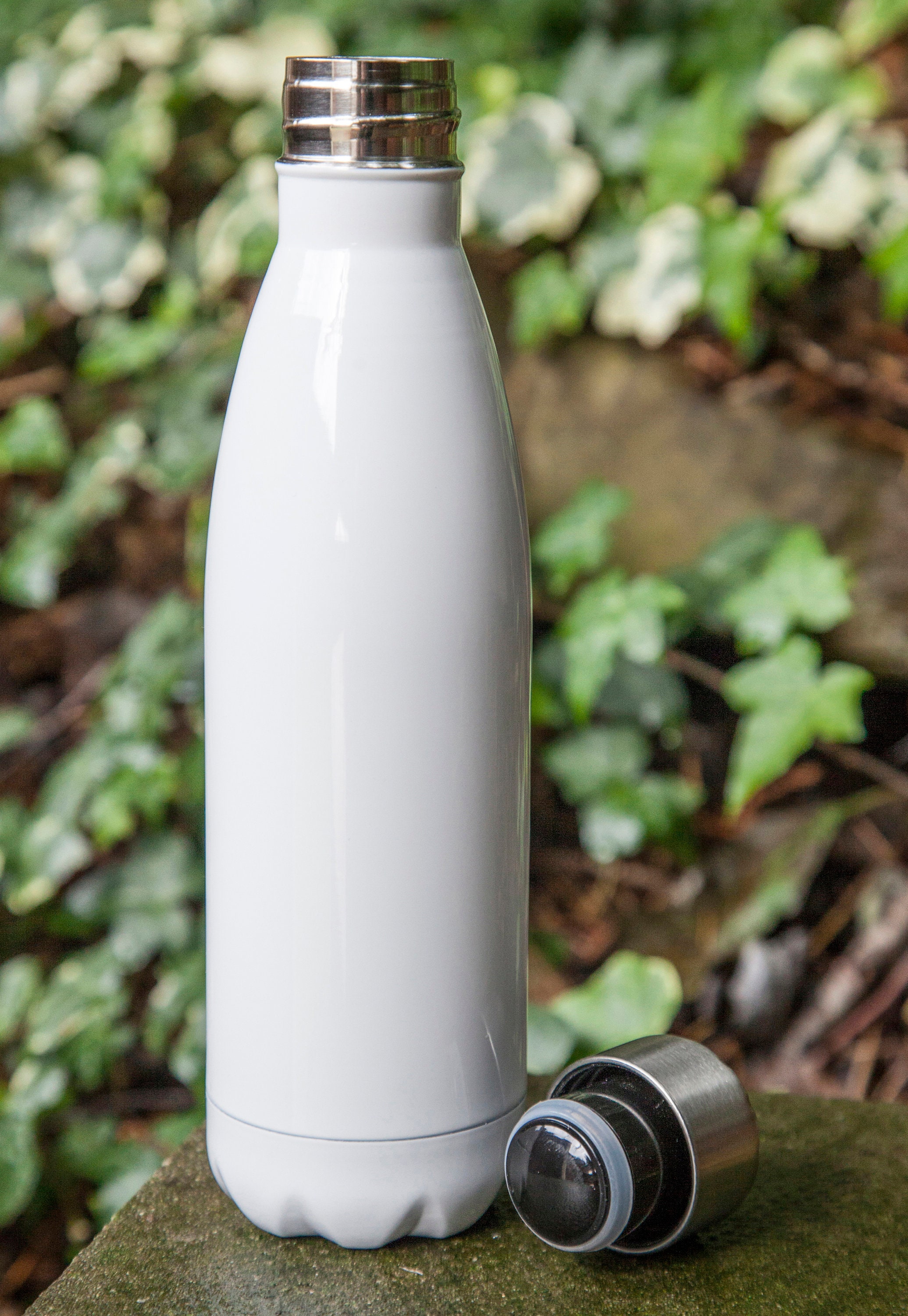 Personalised Water Bottle Flask Sports Chilly Cola Shape White - Etsy UK