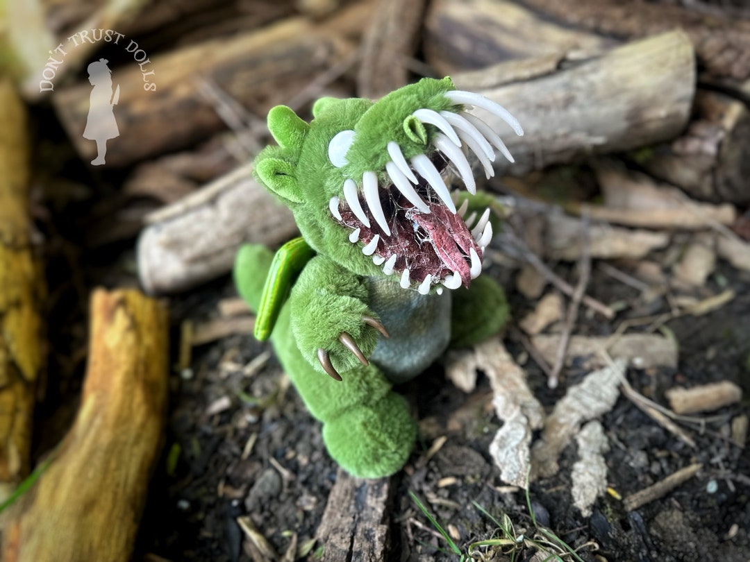 Wyrm Horrific Dragon Monster Horror Teddy, Creepy Teddy, Creepy Doll ...