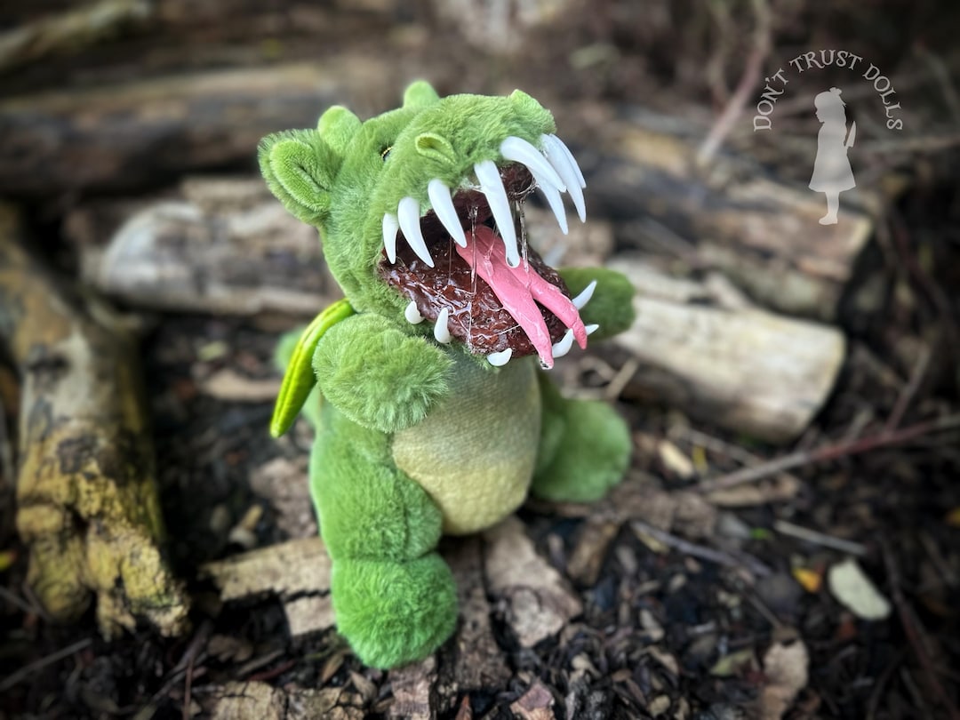 Wyrm Horrific Dragon Monster Horror Teddy, Creepy Teddy, Creepy Doll ...